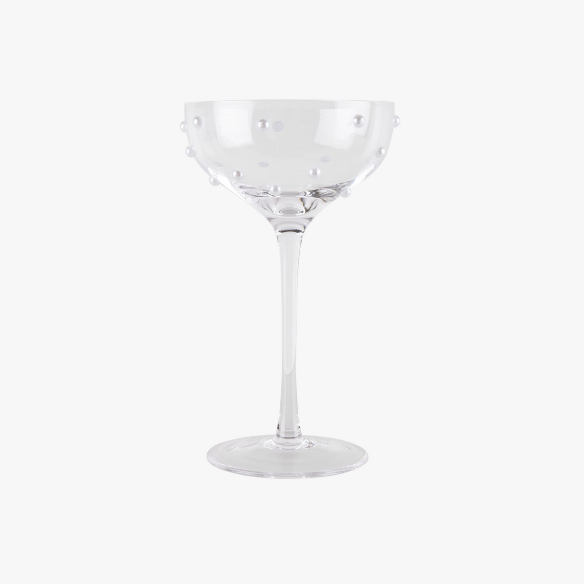 Pearl Glass Coupe - Clear | Lepelclub